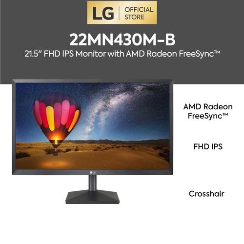 Promo MONITOR LG 22IN LED 22" IPS FULL HD HDMI VGA Flat 22mn430m ...