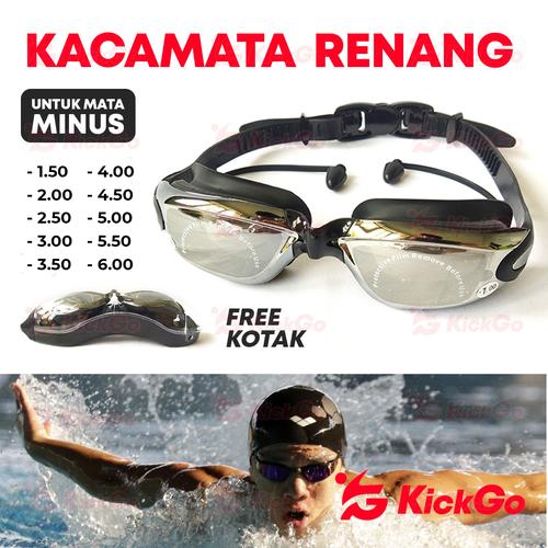 Jual KickGo Kacamata Renang untuk Mata Minus Optical Kacamata renang ...