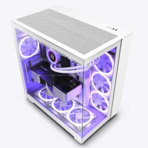 Promo NZXT H9 Flow Dual Chamber Mid Tower Airflow ATX Case Cicil 0% 3x ...