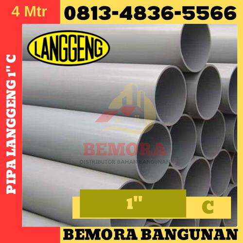 Jual Pipa Pvc Warna abu Merek Langgeng 1 inch Tipe C (Harga Grosir ...
