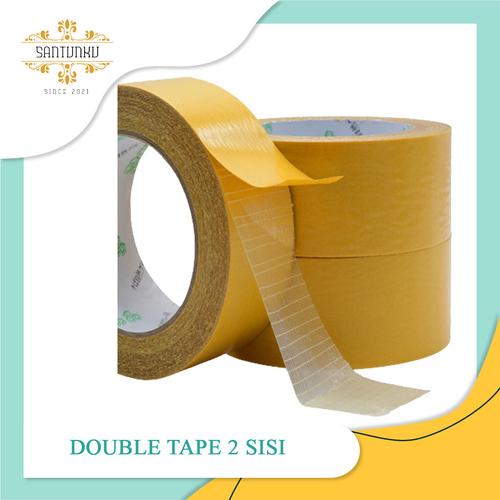 Jual DOUBLE TAPE KUNING DUA SISI LEM TANPA BEKAS [SANTUNKU] - 3M KUNING ...