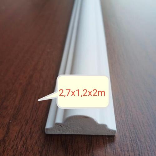 Jual profil kayu dinding 2,7x1,2cmx1m/Lis Profil Kayu/wall moulding ...