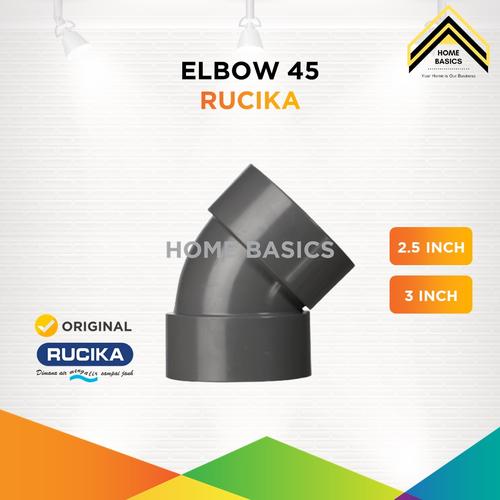 Jual Elbow 45 Rucika / Knee Fitting Pipa / Sambungan PVC - 2.5 Inch / 3 ...