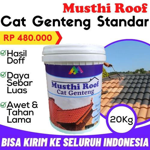 Jual Cat Genteng Musthi Roof 20kg Hasil Doff - VP117 DARKGREEN - Kab ...