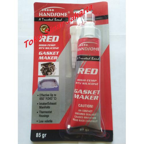 Jual Lem Gasket Silicone Sealant Sealent Silen Tahan Panas High Temp 85 ...