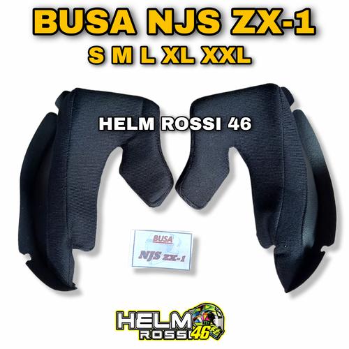 Jual Busa Helm NJS ZX-1 ZX 1 ZX1 Busa Pipi Cheek Pad ukuran S M L XL ...