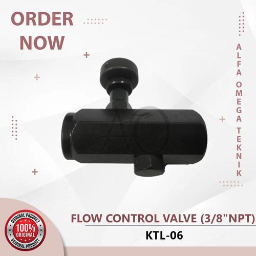 Jual HYDRAULIC FLOW CONTROL VALVE 3/8 INCH NPT TYPE KTL-06 3/8 INCI - Kota Surabaya - Alfa Omega ...
