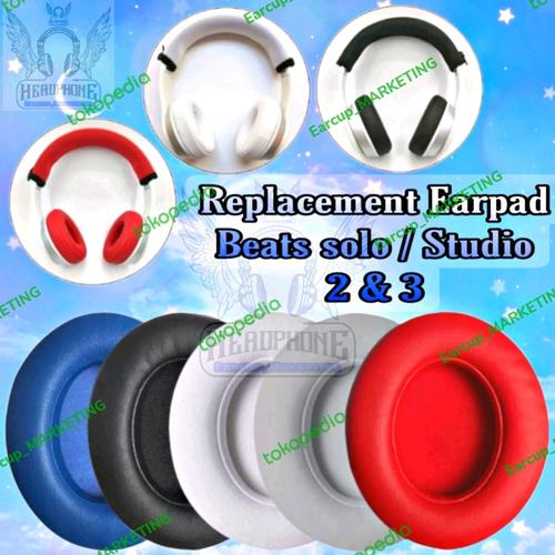 Jual Earcup Busa Beats Studio Solo 2 Headset / Earpad Beats Solo Studio ...