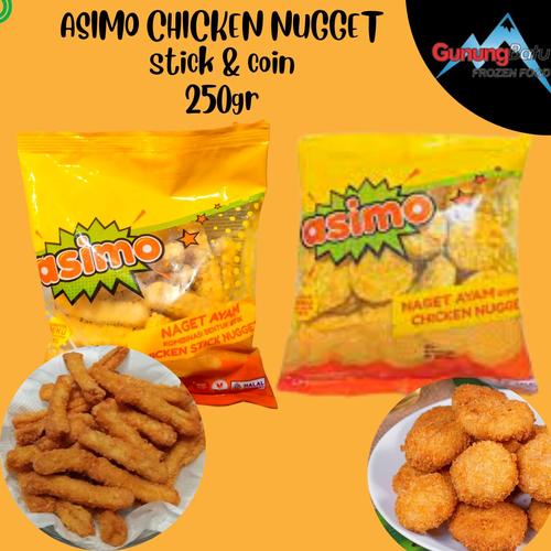 Jual ASIMO CHICKEN NUGGET STICK 250GR - NUGGET BENTUK S - Kota Bandung ...