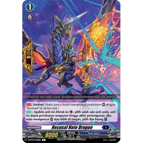 Jual D-BT01/048BH Recusal Hate Dragon | Bahasa Vanguard - Jakarta Barat - Carttu | Tokopedia