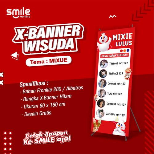 Jual X BANNER WISUDA MIXUE 60x160 GRATIS DESAIN - Albatros HiRes - Kota ...