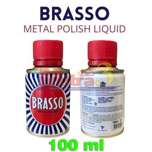 Jual BRASSO Metal Polish 100ml Cairan Poles Pembersih Pengkilap Logam ...