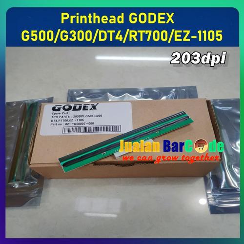 Jual PRINTHEAD HEADPRINT PRINT HEAD PRINTER BARCODE GODEX G500 203 DPI ...