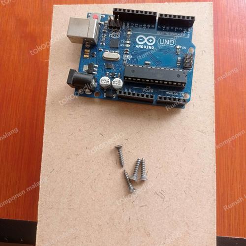 Jual Arduino uno R3 Board mdf papan experiment eksperimen uji coba ...