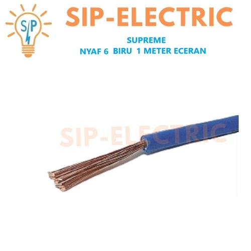 Jual KABEL SUPREME NYAF 6 MM BIRU ECERAN / SUPREME NYAF 6MM ORIGINAL ...