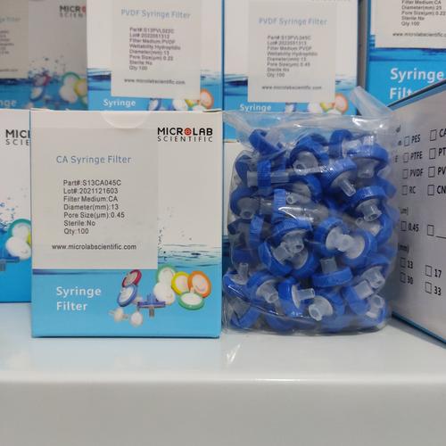 Jual CA Cellulose Acetate Syringe Filter, porosity: 0.45μm, diameter ...