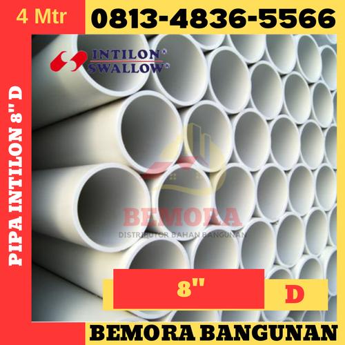 Jual Pipa PVC Merek Super Intilon Warna Putih 8 inch D (Harga Grosir ...