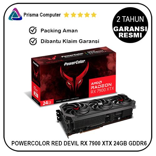 Jual POWERCOLOR RED DEVIL RX 7900 XTX 24GB GDDR6 - Jakarta Barat ...