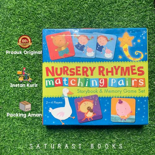 Jual Nursery Rhymes Matching Pairs: Storybook & Memory Game Set ...