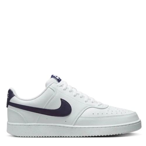 Jual Sepatu Nike Court Vision Low Next Nature White Navy Men Original ...