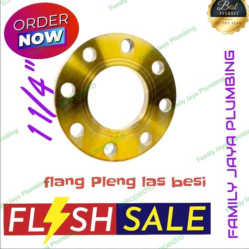 Jual FLANGE FLENG PLANG PLENG BESI LAS 10K NS STD 11/4" INCH MURAH SALE ...