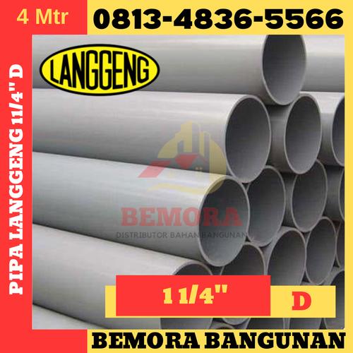 Jual Pipa Pvc Warna abu Merek Langgeng 11/4 inch Tipe D (Harga Grosir ...