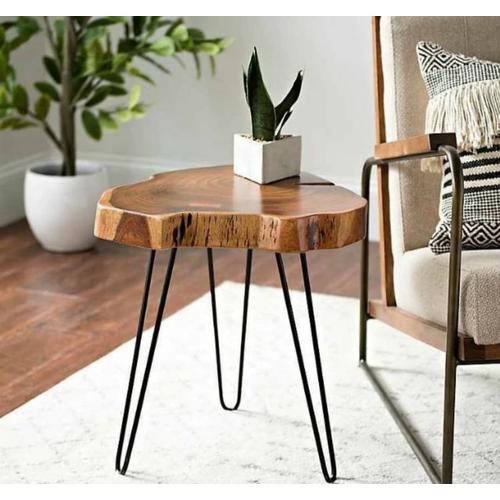 Jual Meja minimalis Meja akar jati meja coffee / slice wood table meja ...