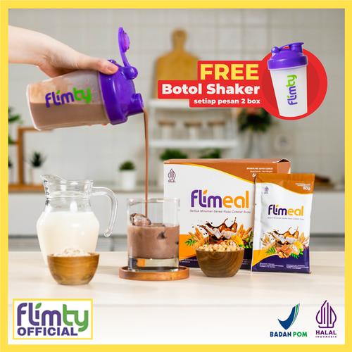Jual FLIMEAL Flimty 1 box 12 sachet - Meal Replacement Sereal Diet ...