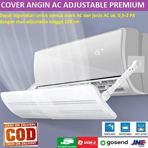 Jual Reflector/Reflektor/Penahan Angin/Talang AC Adjustable PREMIUM ...