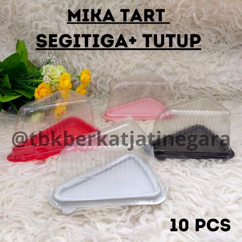 Jual MIKA TART SEGITIGA / MIKA CAKE SEGITIGA ISI 10 PCS - Kota Bekasi ...
