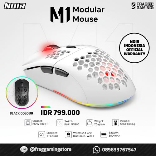 Jual Noir M1 Modular Wireless Wired NoirM1 Ambidextrous Gaming Mouse ...