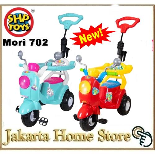 Jual SHP Mori 702 Sepeda Anak Roda Tiga Dorongan Besi - Merah - Jakarta ...