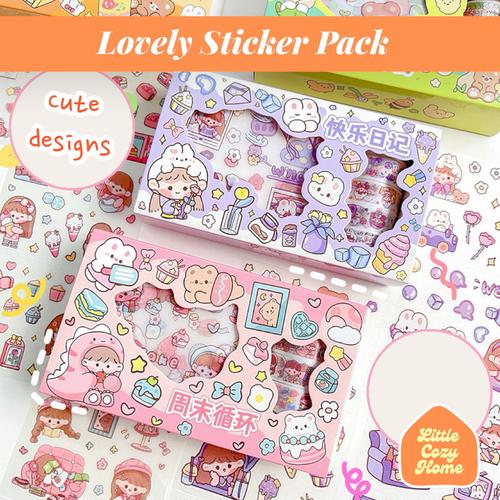 Promo Lovely Sticker Pack Sheet / Cute Cartoon Deco Stickers ...