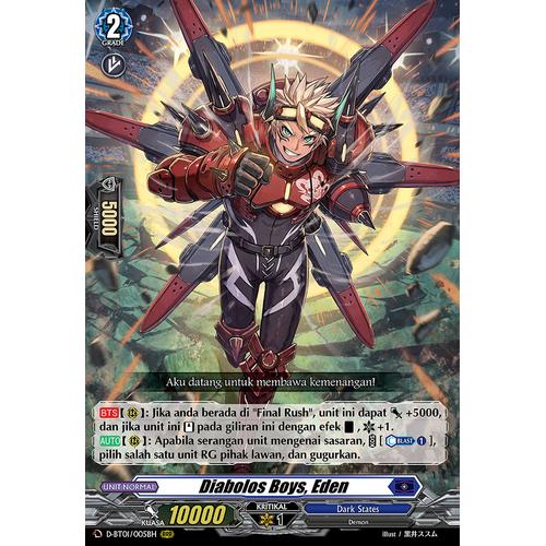 Jual D-BT01/005BH Diabolos Boys, Eden | Bahasa Vanguard - HOT STAMP - Jakarta Barat - Carttu ...