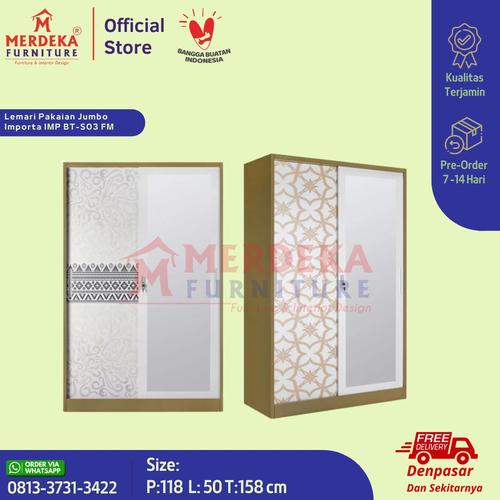 Jual Lemari Pakaian Jumbo Besi Importa IMP BT-S03 FM - Kota Denpasar ...