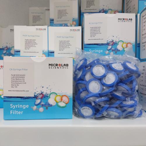Jual CA Cellulose Acetate Syringe Filter, porosity: 0.45μm, diameter ...