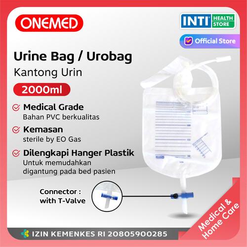Jual Onemed | Kantong Urine Bag Urobag 2000ml | T-Valve One Med - Kota Bandung - Inti Health ...