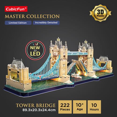 Promo Cubicfun Tower Bridge LED Master Collection L531h - 3D Puzzle ...