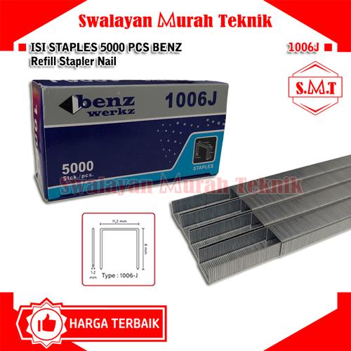 Jual BENZ Isi Staples Angin Air Stapler Refill 1006J Paku Tembak U 6 mm ...
