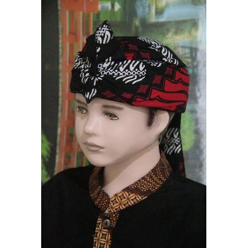 Jual blankon iket sunda jawa atas tutup batik ukrnn dewasa & anak ...