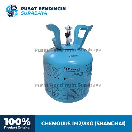 Jual FREON AC CHEMOURS R32, 3KG - CHEMOURS SHANGHAI R32, 3KG - Kota ...