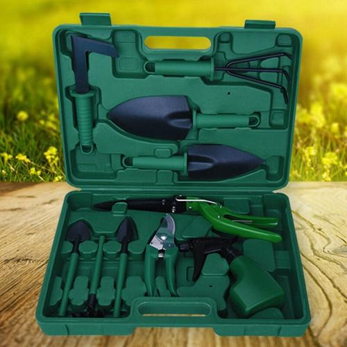 Jual Set Sekop Tanaman Peralatan Kebun Gardening Tools 10 PCS Green ...