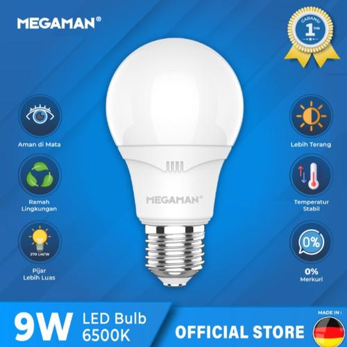 Jual LAMPU LED / BOHLAM MEGAMAN A-BULB YTA60Z1 9W / 9 WATT (GARANSI ...