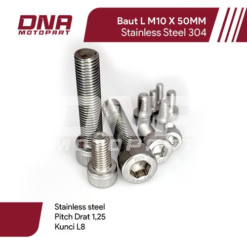 Jual Baut L M10 x 50 MM Stainless Steel 304 - Kab. Bandung ...