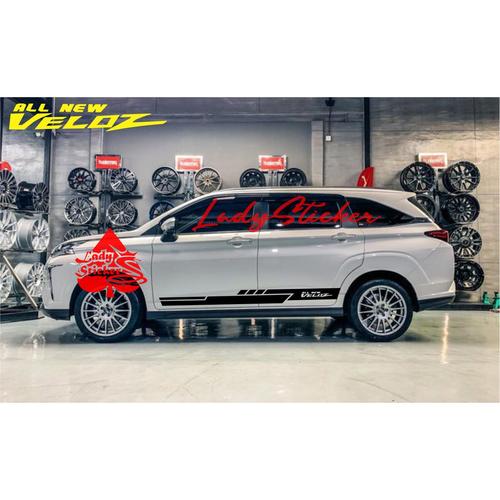 Jual new sticker mobil toyota all new veloz striping sticker mobil ...