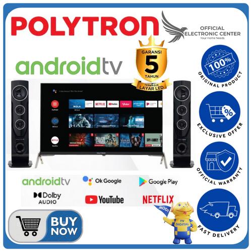 Jual POLYTRON LED TV 32INCH PLD32TAG5959 32TAG59 ANDROID SMART TV HD ...