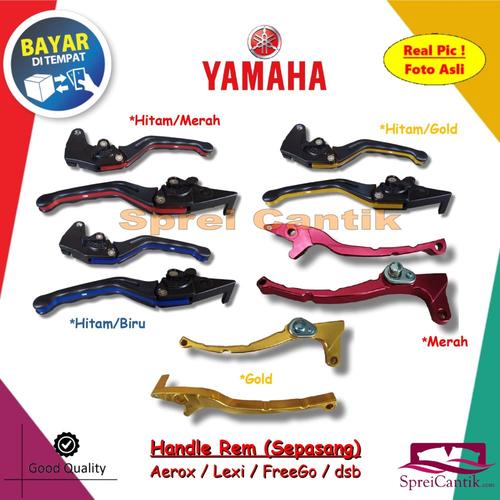 Jual Handle Rem Variasi Motor AEROX 155 LEXI FREEGO - CNC GOLD dan ...