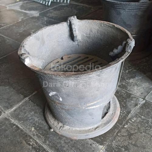 Jual Anglo Tempat Arang Besi Tebal Kompor kayu jadul 26 cm - Jakarta ...