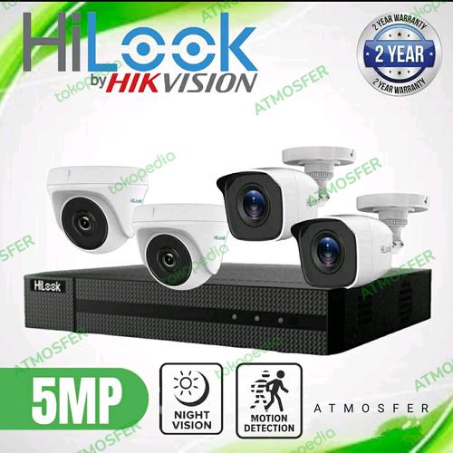 Jual PAKET CCTV HILOOK 4CH 4 CAMERA 5MP LENGKAP HILOOK BY HIKVISION - Non Hardisk - Jakarta ...