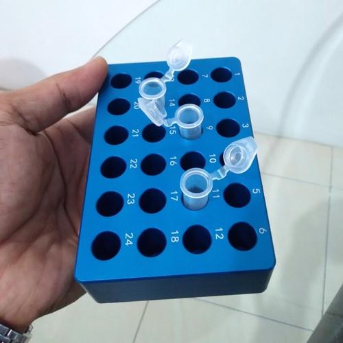 Promo Rack Microtube Cooling Block 2 ml x 24 Hole/Rack Microtube ...